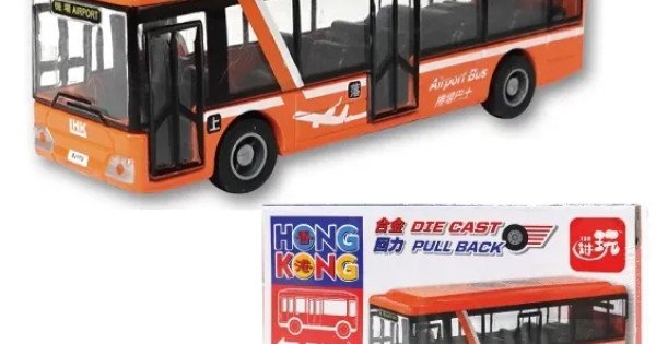 Airport Bus Toy Car (Orange) Hong Kong Transport Series